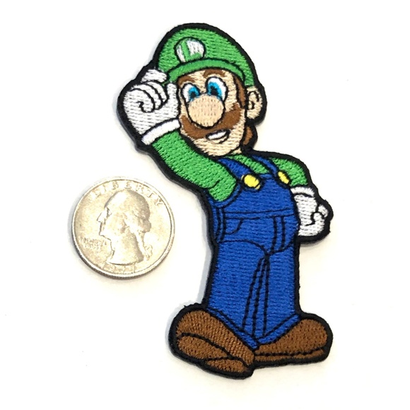 Accessories | Luigi Patch Iron On Mario Brothers Video Game Diy | Poshmark